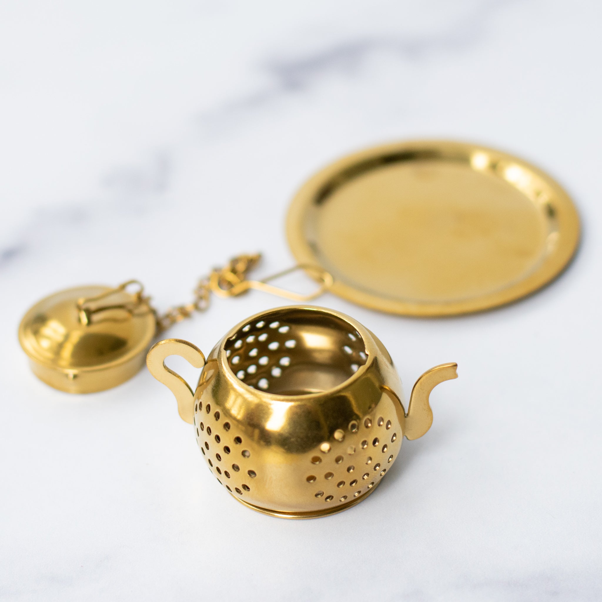 Mini Teapot Strainer - Sympathy Gift | laurelbox