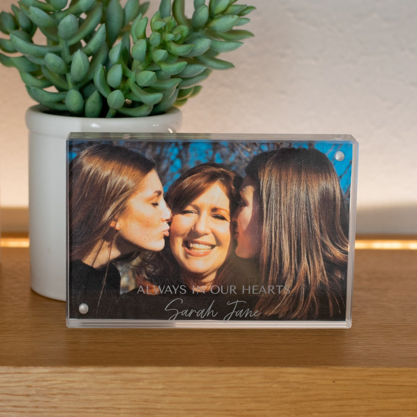 Custom Engraved Memorial Photo Frame | Grief Gift | laurelbox