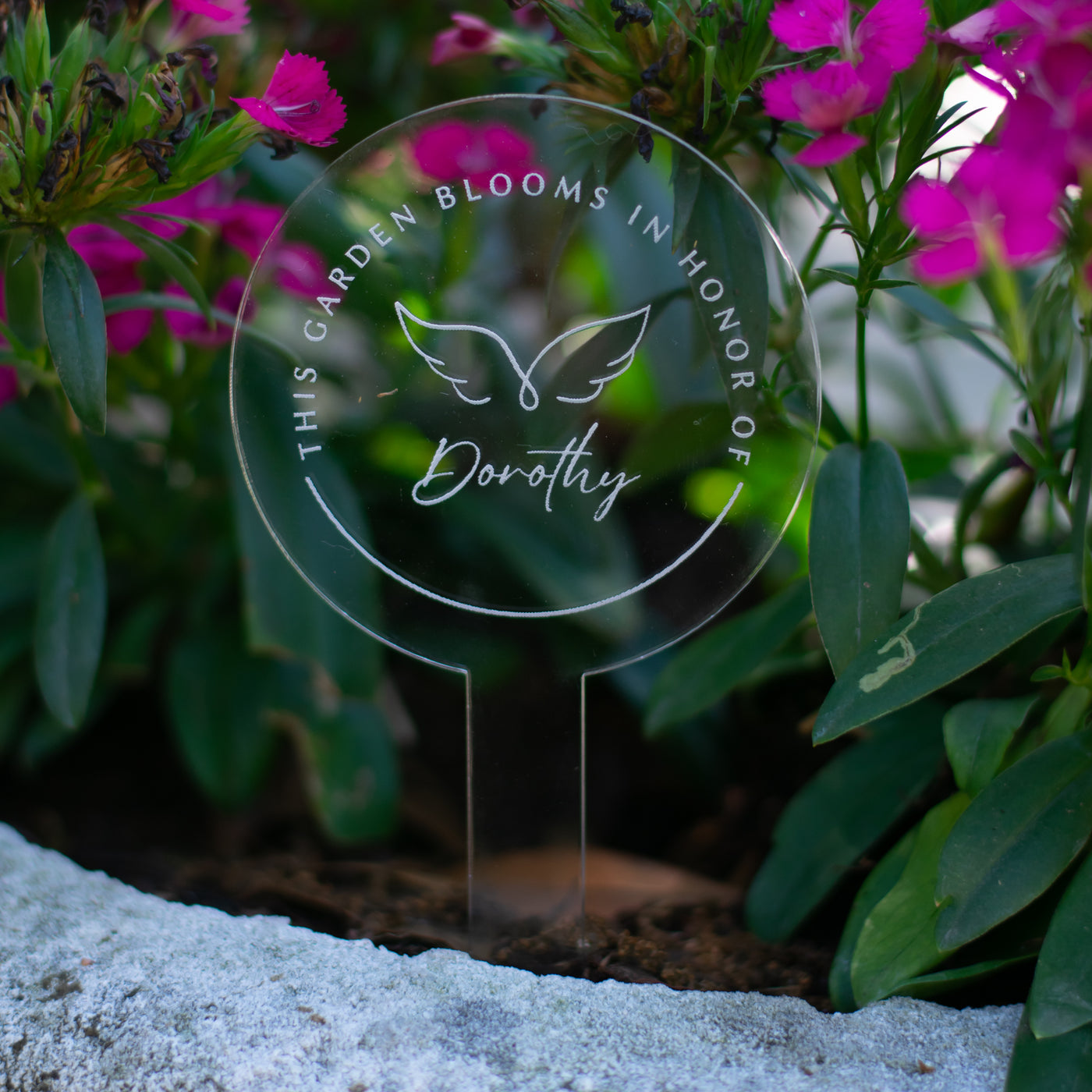 Custom Memorial Garden Stake | laurelbox